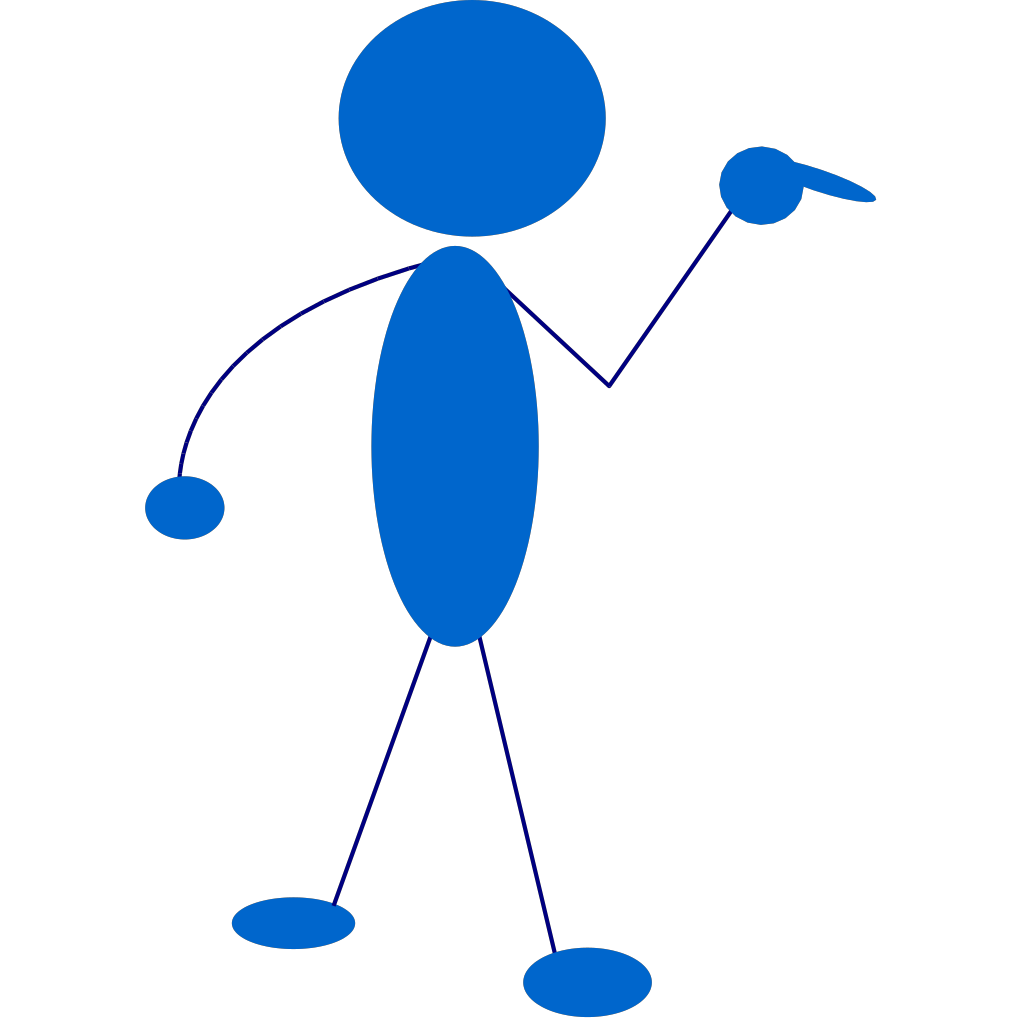 Stickman Pointing To The Right Clip Art At Vector Clip Art | Images and ...