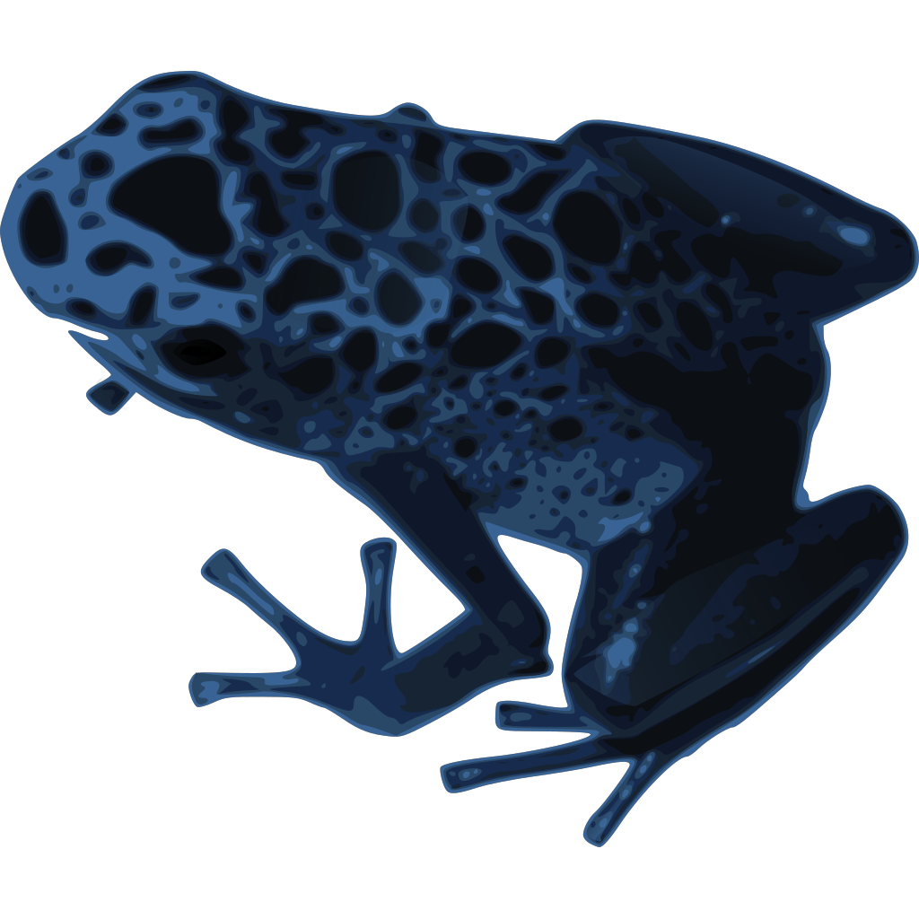 Blue Frog PNG, SVG Clip art for Web - Download Clip Art, PNG Icon Arts