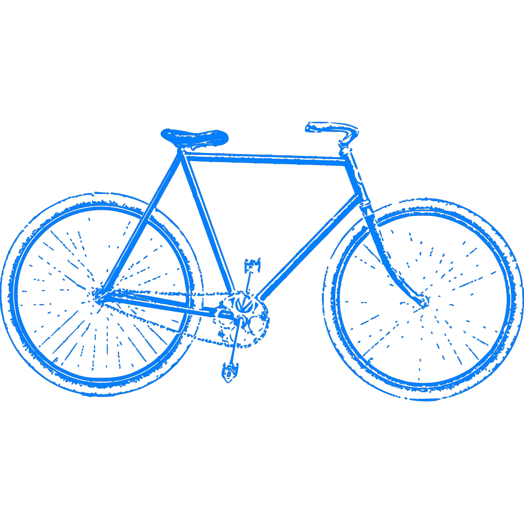 Bold Blue Bike PNG, SVG Clip art for Web - Download Clip Art, PNG Icon Arts