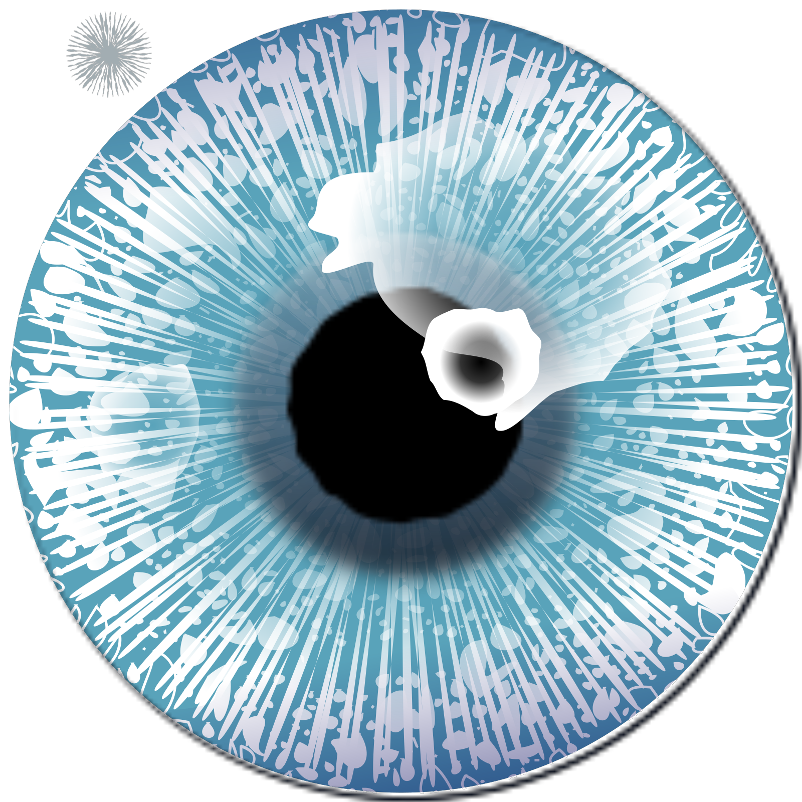 Blue Eye Looks Left PNG, SVG Clip art for Web - Download Clip Art, PNG ...