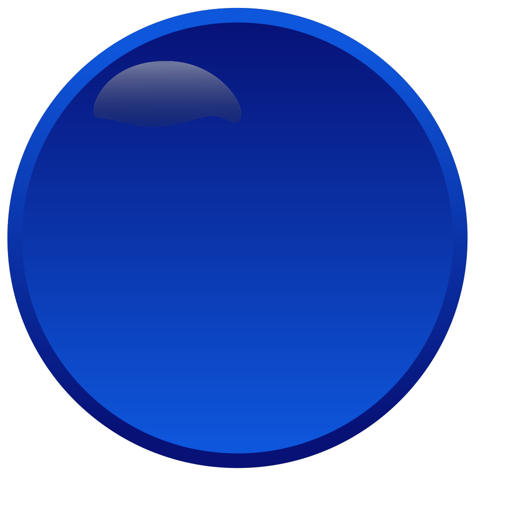 Round Blue Button PNG, SVG Clip art for Web - Download Clip Art, PNG ...