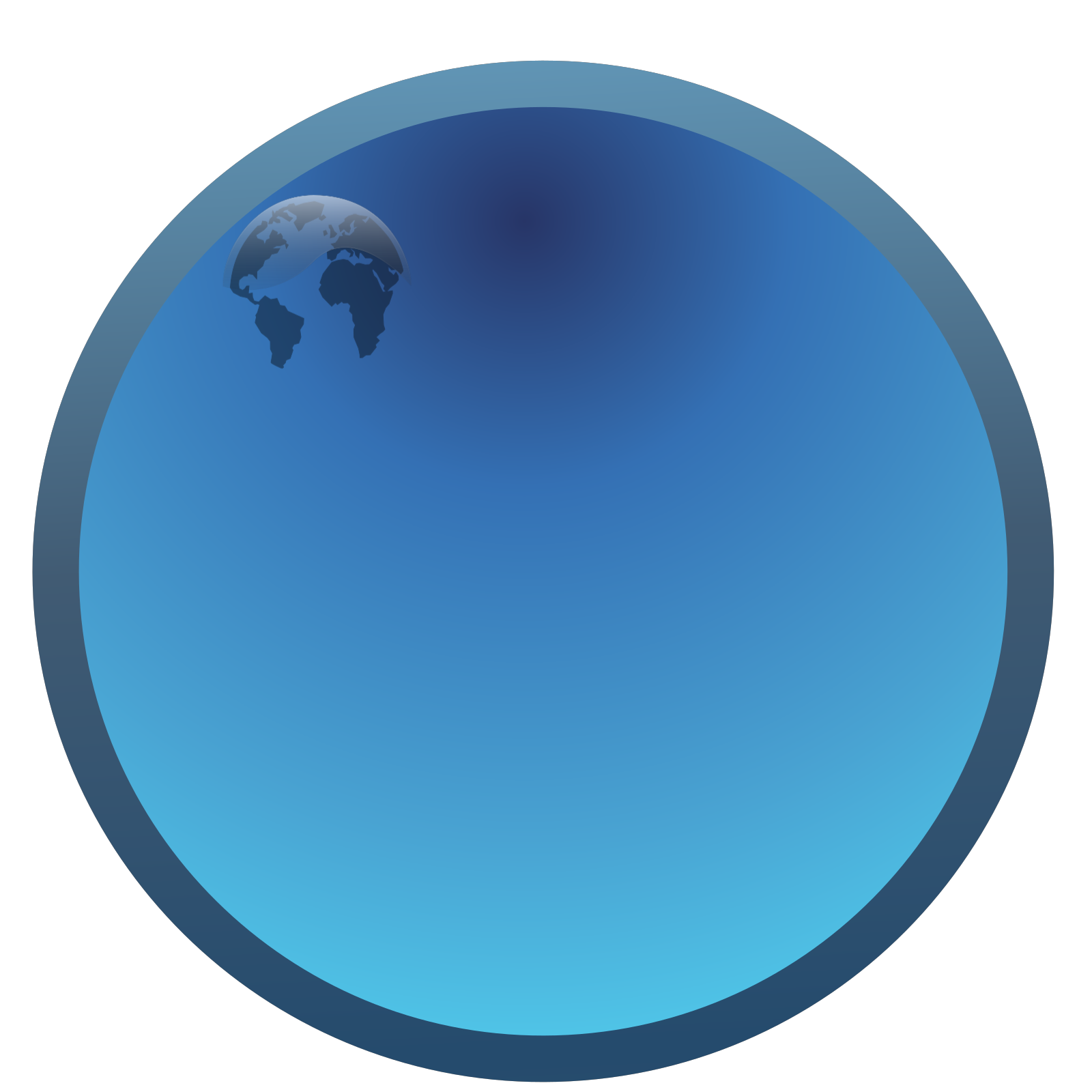 Big Blue Wire Globe PNG, SVG Clip art for Web - Download Clip Art, PNG ...