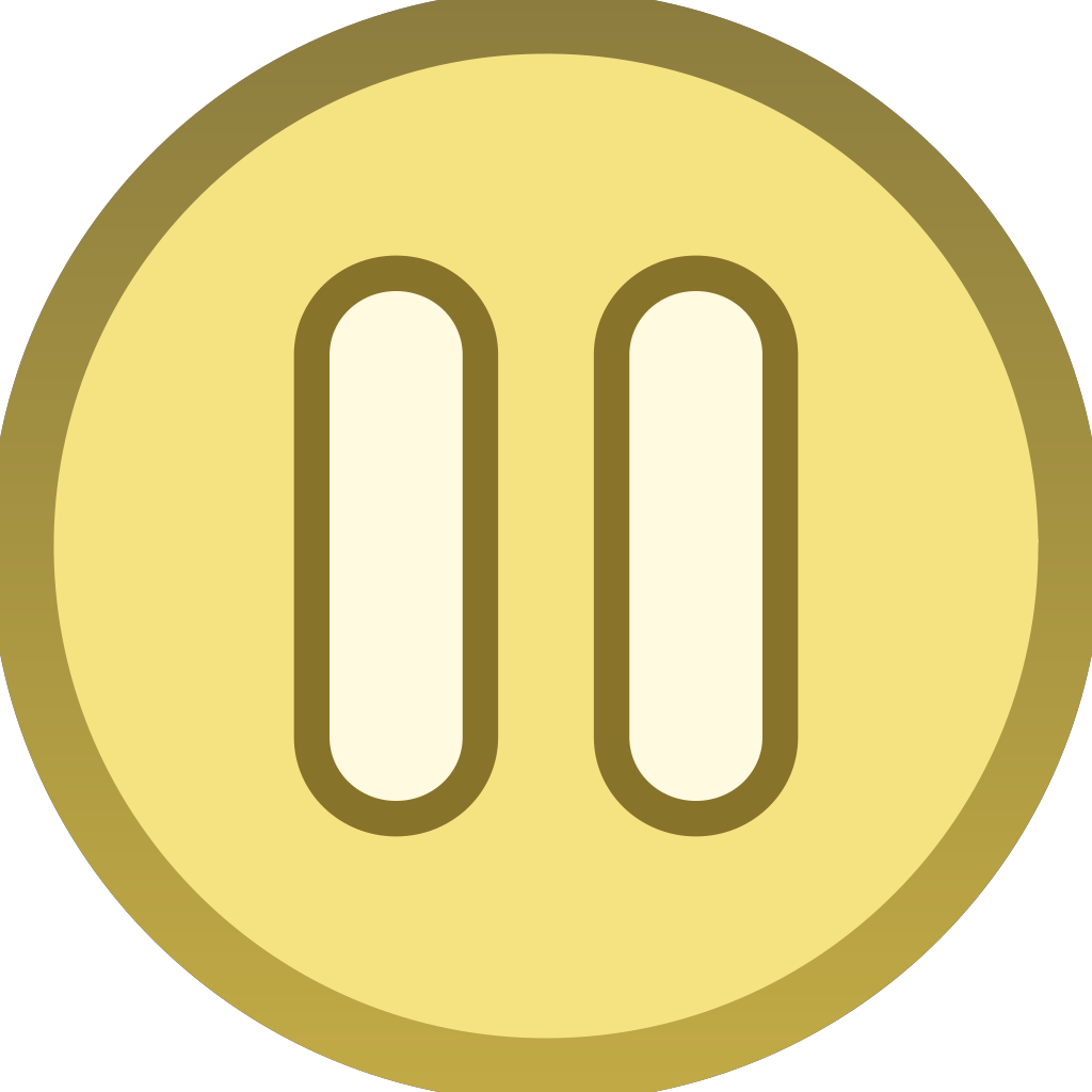 Gold Brown Plain Pause Button Icon PNG SVG Clip Art For Web Download gold-brown-plain-pause-button-icon-png-svg-clip-art-for-web-download