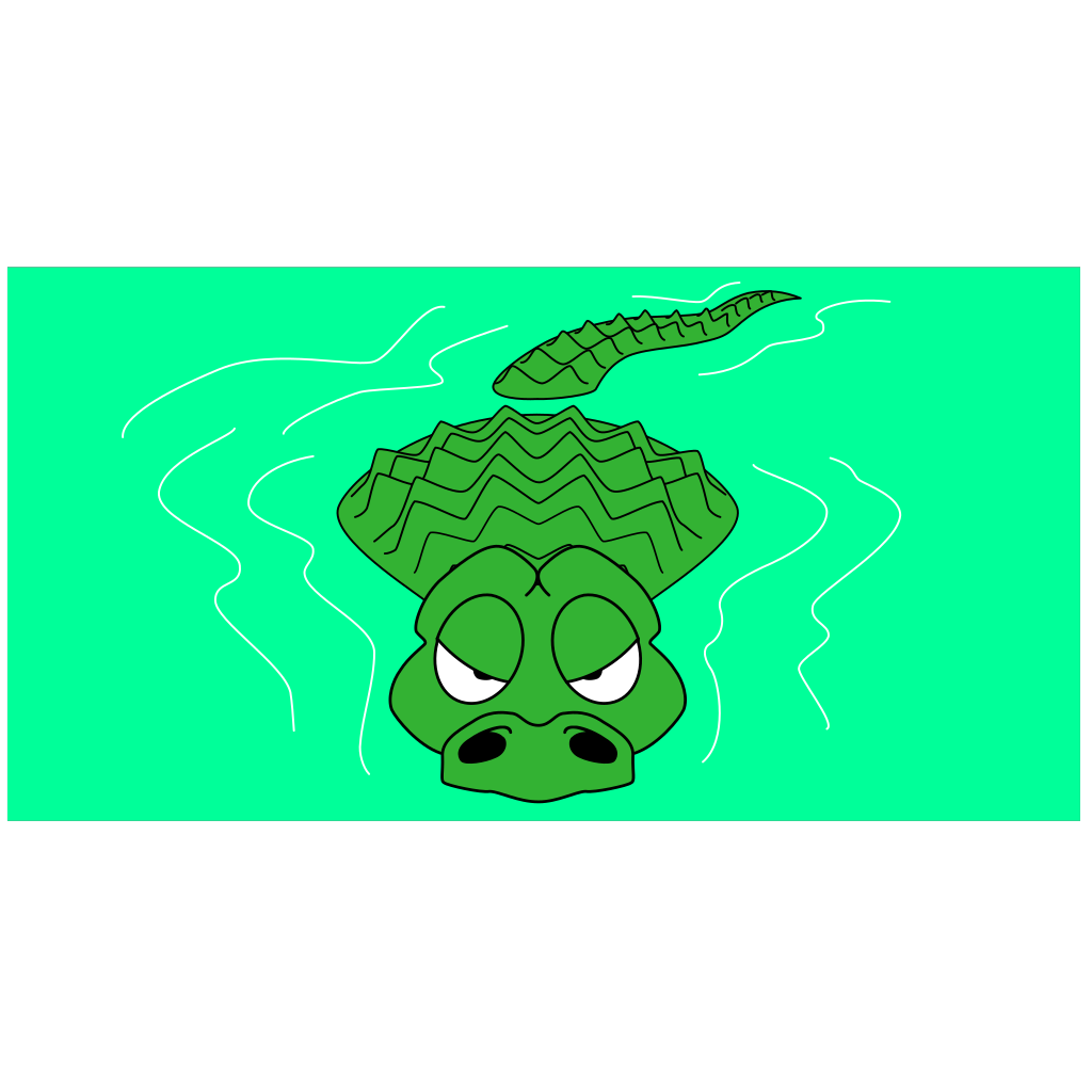 Lurking Alligator PNG, SVG Clip art for Web - Download Clip Art, PNG ...