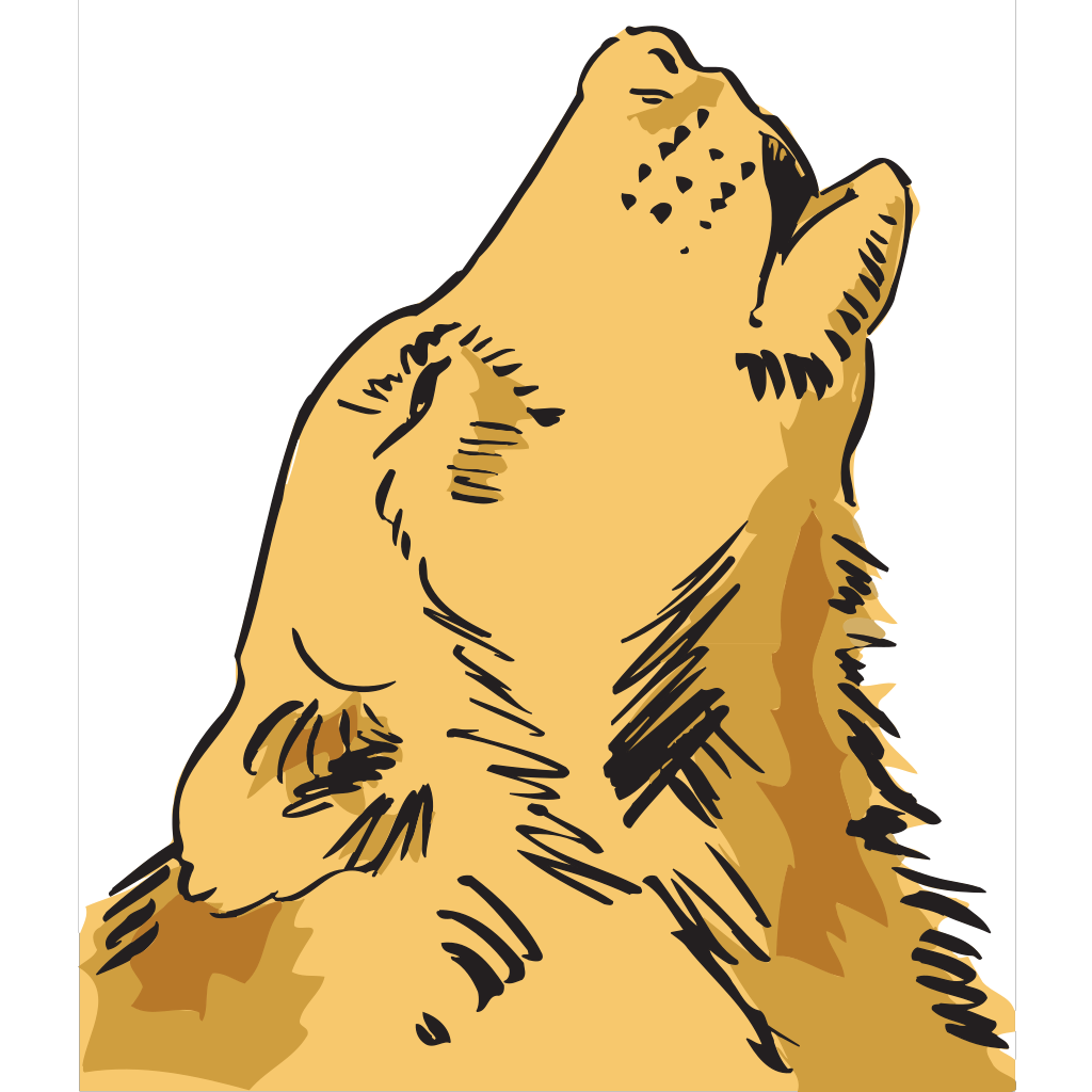 Howling Wolf PNG, SVG Clip art for Web - Download Clip Art, PNG Icon Arts