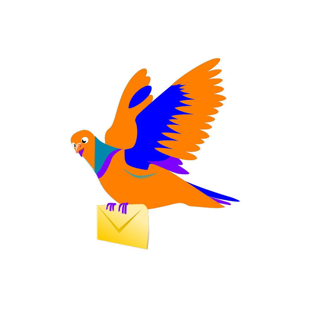 Email Message Bird PNG, SVG Clip art for Web - Download Clip Art, PNG ...