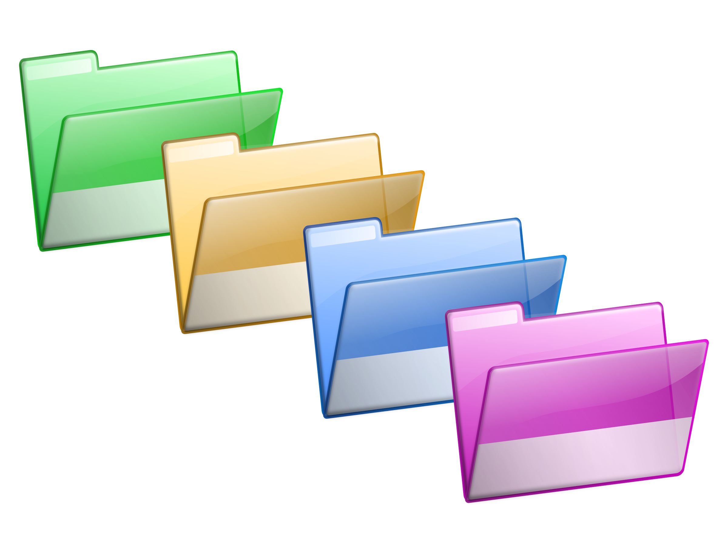 Colorful Folder PNG PNG SVG Clip Art For Web Download Clip Art PNG