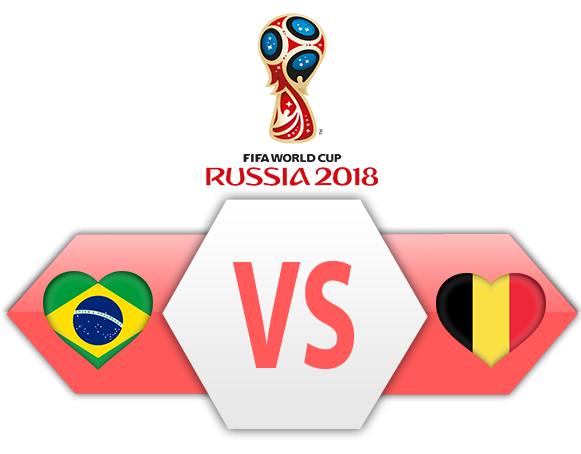 Fifa World Cup 2018 Quarter Finals Brazil Vs Belgium Png Clipart Svg
