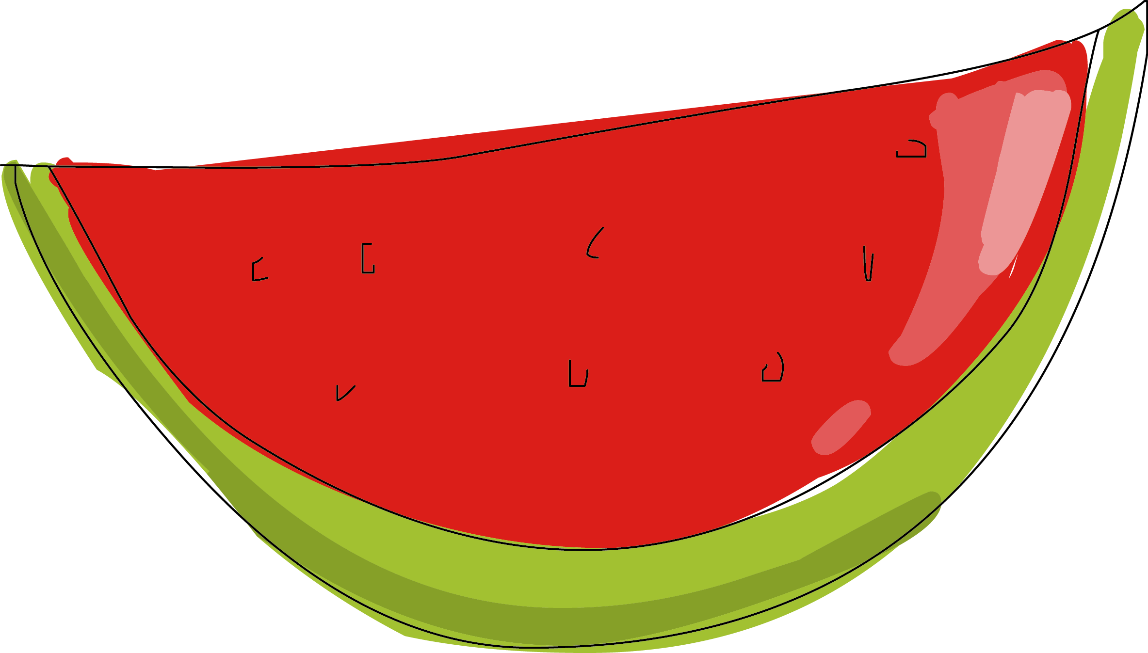 Watermelon Clipart Svg 235 Svg Png Eps Dxf File